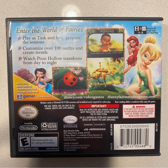 Nintendo | Video Games & Consoles | Disney Fairies Tinker Bell Nintendo ...